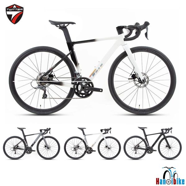 Xe Road Twitter C4pro R2000 2*8 speed khung nhôm – Hanoibike shop