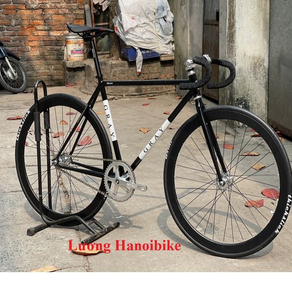 Xe đạp Fixed Gear Gray Macce Thép đùi đĩa intro 7 Bạc – Hanoibike shop