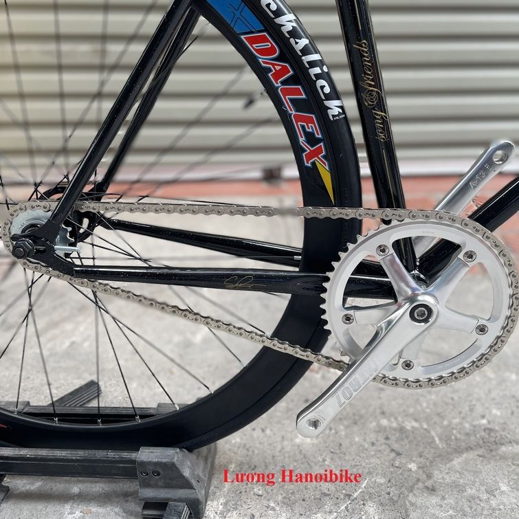 Xe đạp Fixed Gear Jayjo Song & Friend vintage thép vành trước 3 đao tr ...