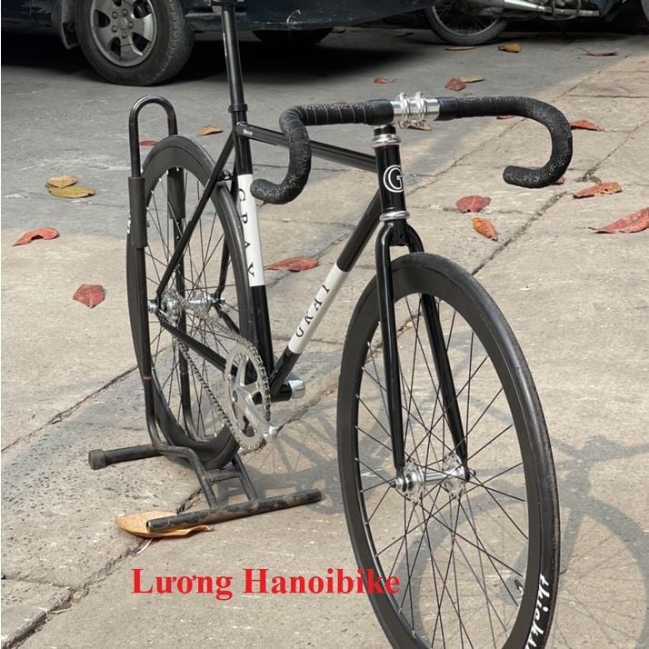 Xe đạp Fixed Gear Gray Macce Thép đùi đĩa intro 7 Bạc – Hanoibike shop
