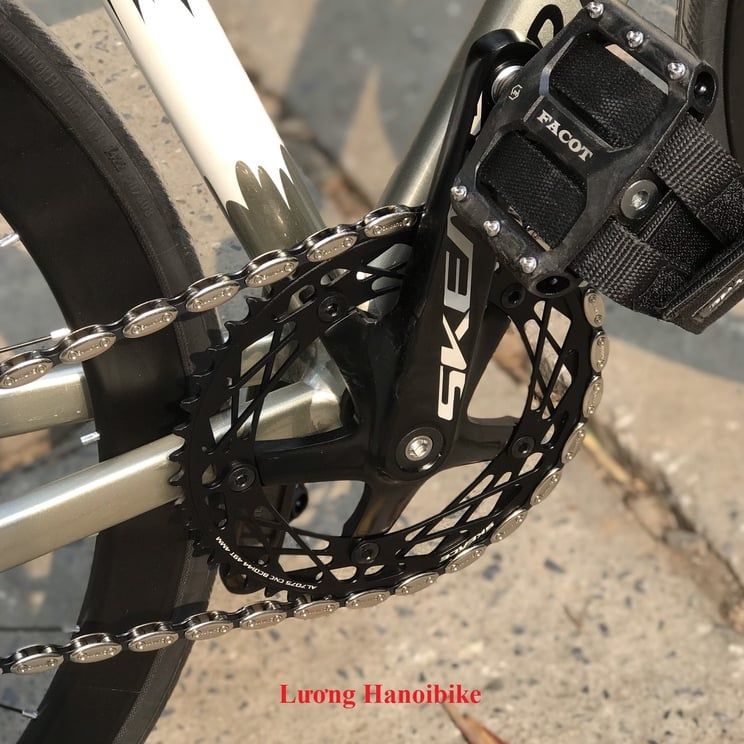 Xe đạp Fixed gear Carton Picker Đen bạc vành trước 3 đao đồ tốt bền ...