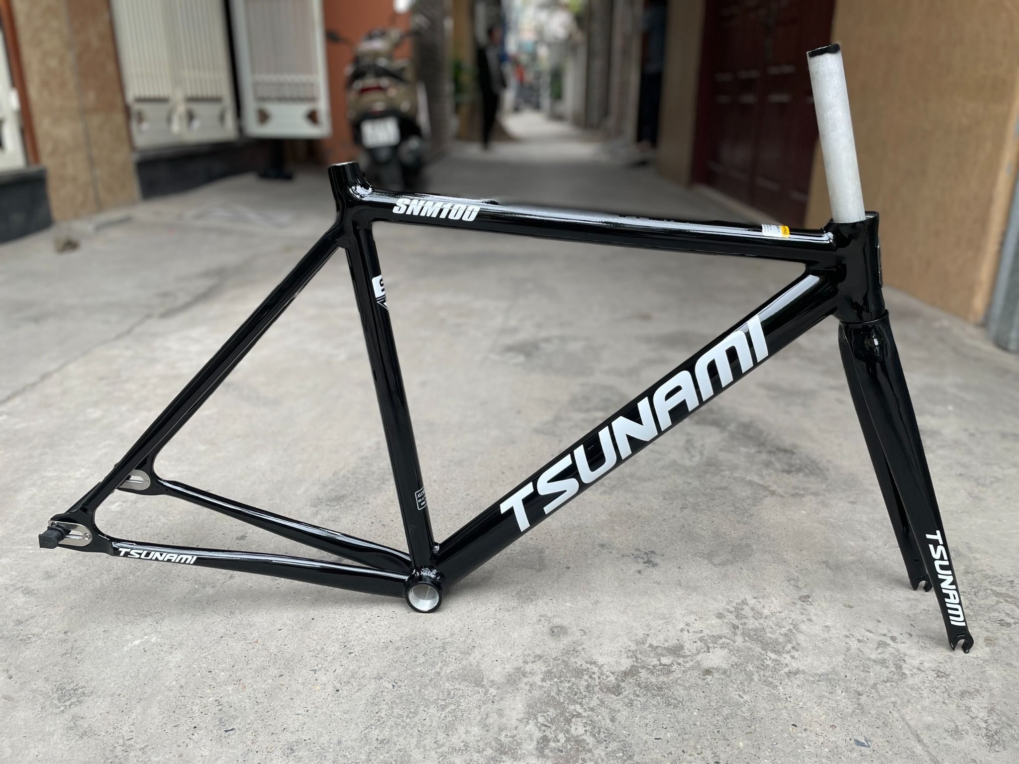 Khung Fixed Gear Tsunami SNM100 sơn màu – Hanoibike shop