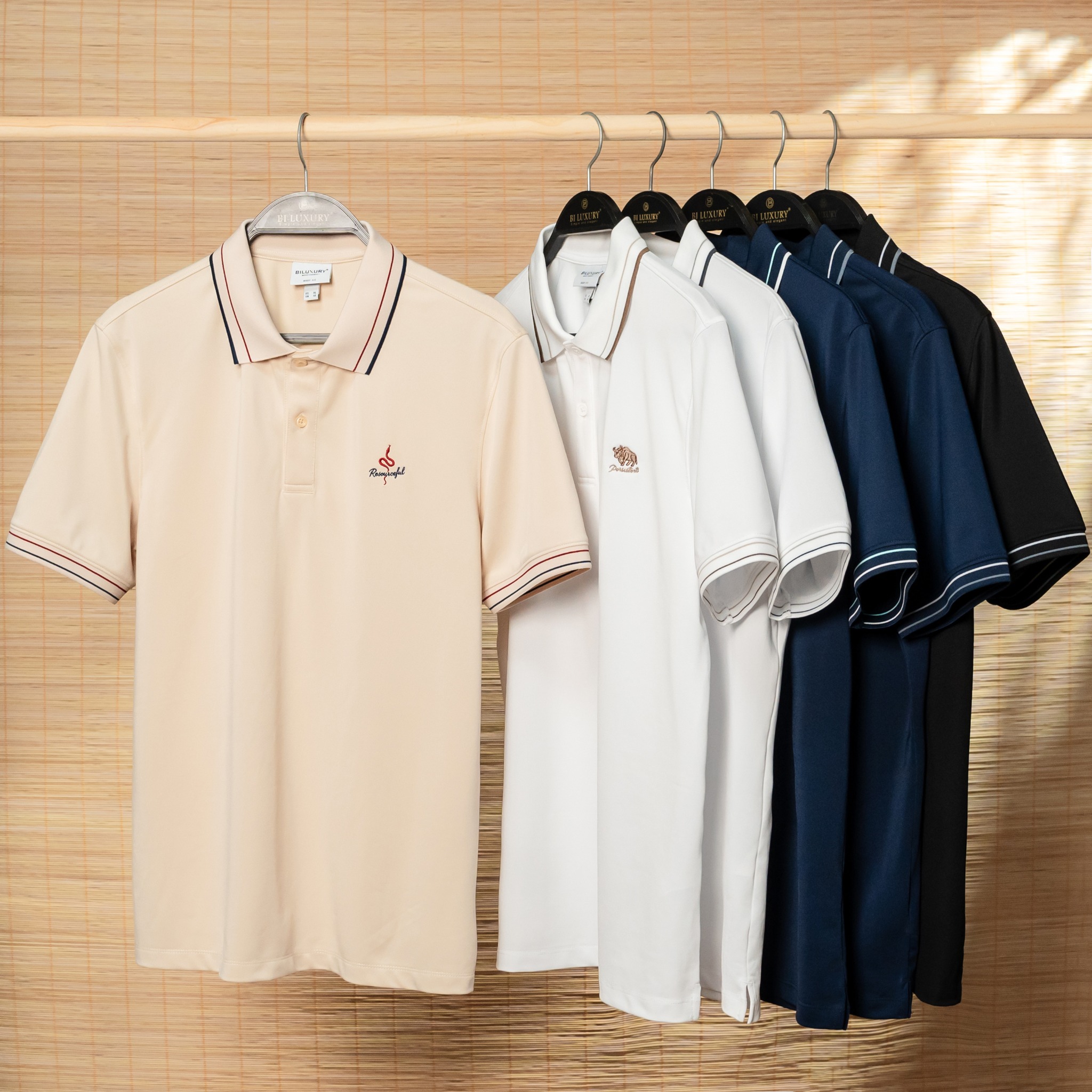 Áo Polo Be Cơ Bản, Thoáng Mát, Chống Nhăn, Bền Màu 9APCT018BEI