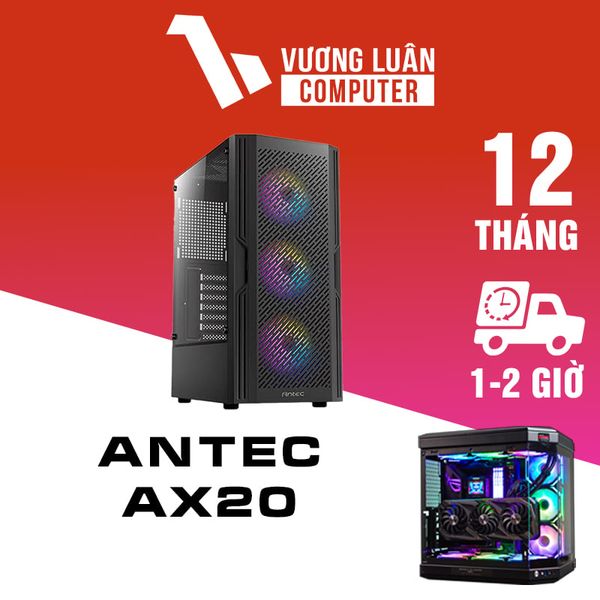 VỎ CASE ANTEC AX20 (ATX/MÀU ĐEN/3 FAN RGB) – Vương Luân Computer