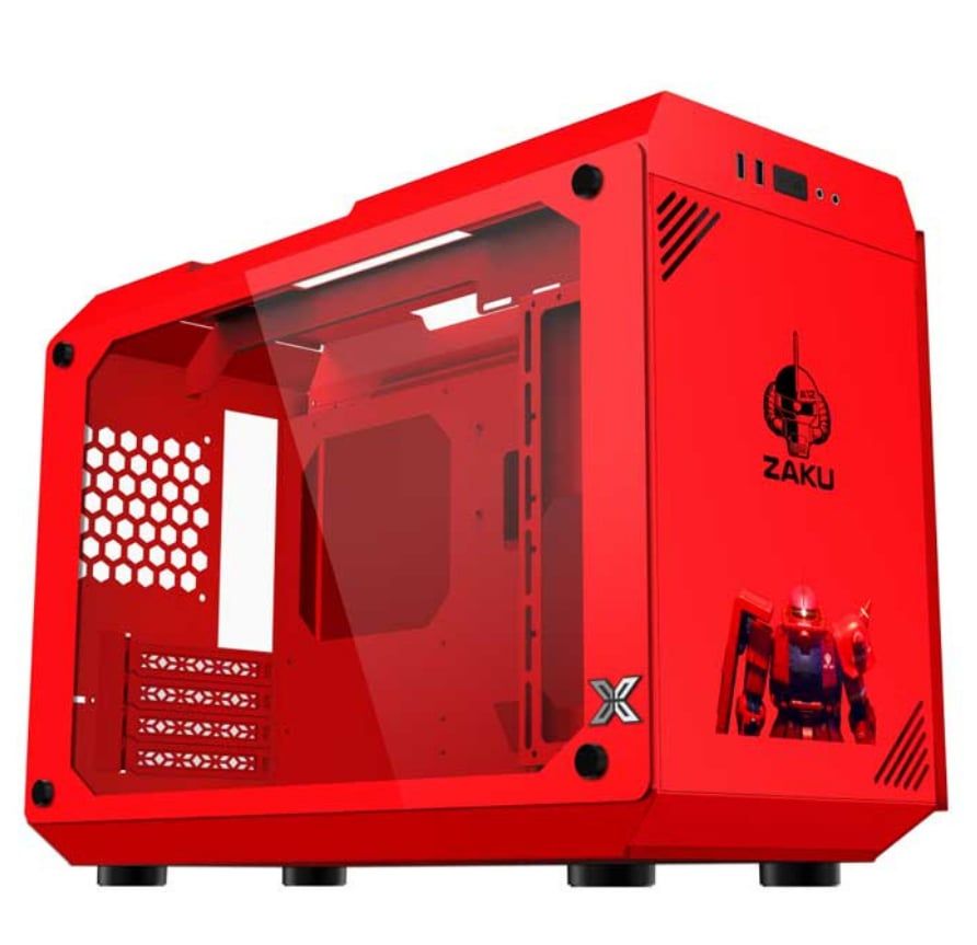 Vỏ cây máy tính Xigmatek X3 Zaku Red (No Fan) – Vương Luân Computer