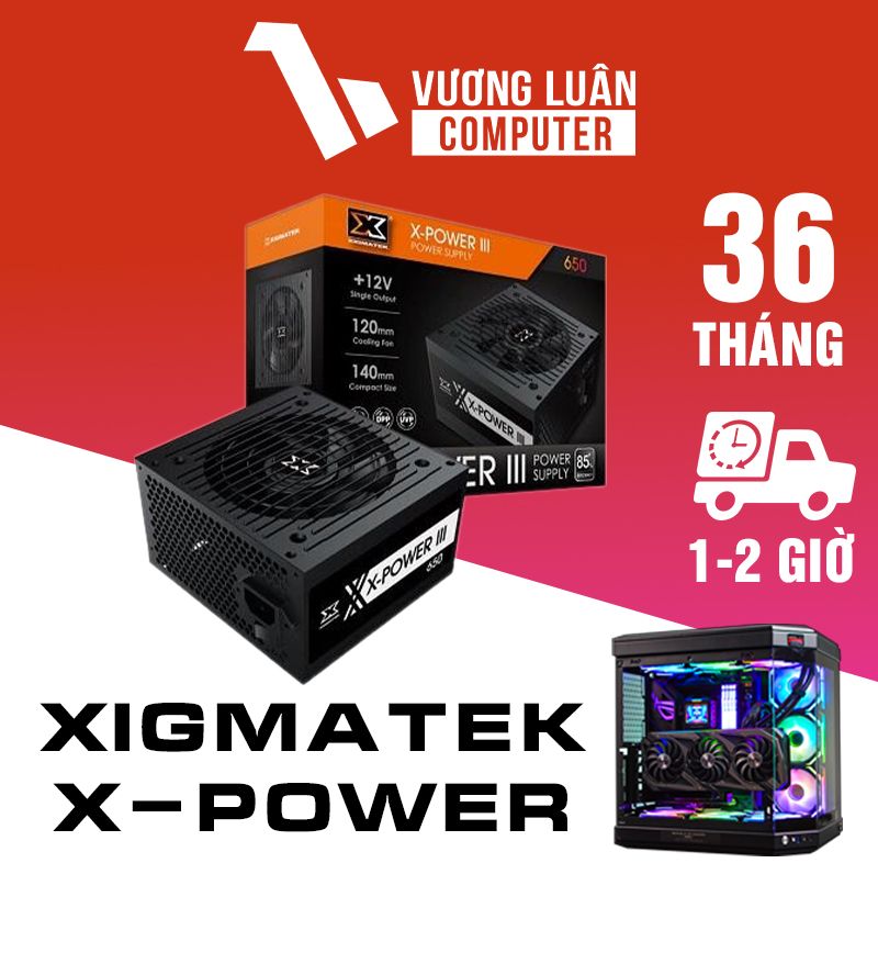 Nguồn máy tính Xigmatek X-POWER III 650 - 600W EN45990 – Vương Luân ...