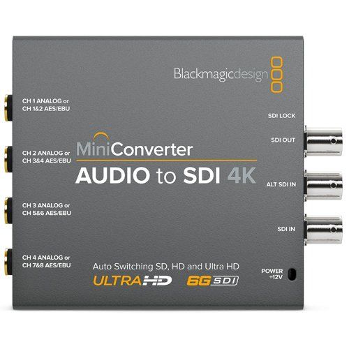 Mini Converter Audio to SDI 4K – PIXEL FACTORY