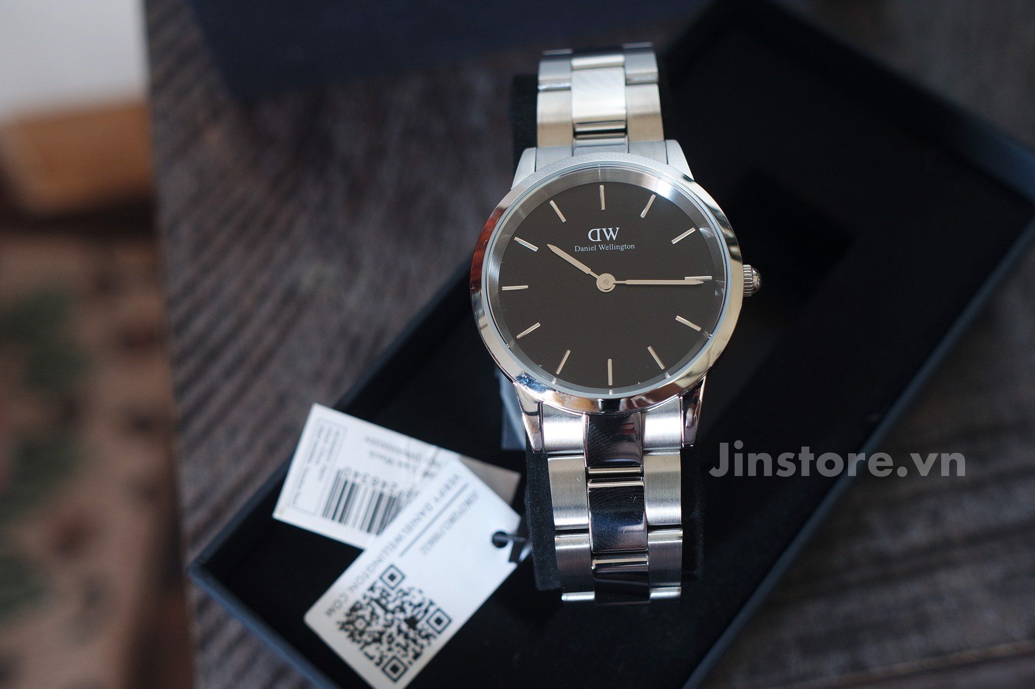 DW Iconic Link 36 Silver (Black) - DW00100204 – Jinstore
