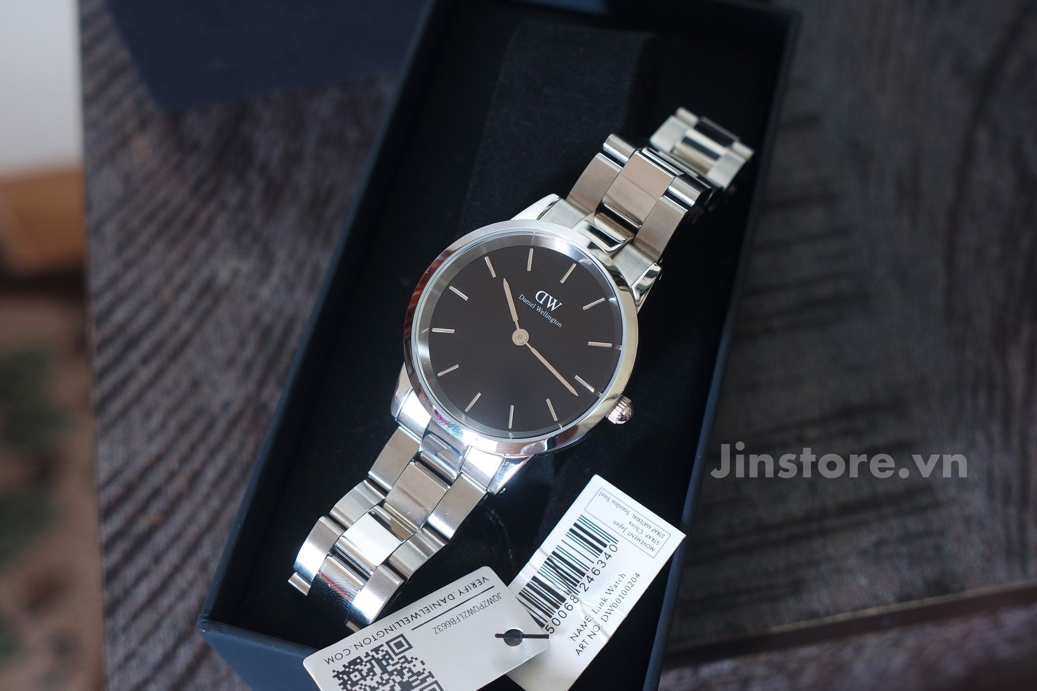 DW Iconic Link 36 Silver (Black) - DW00100204 – Jinstore