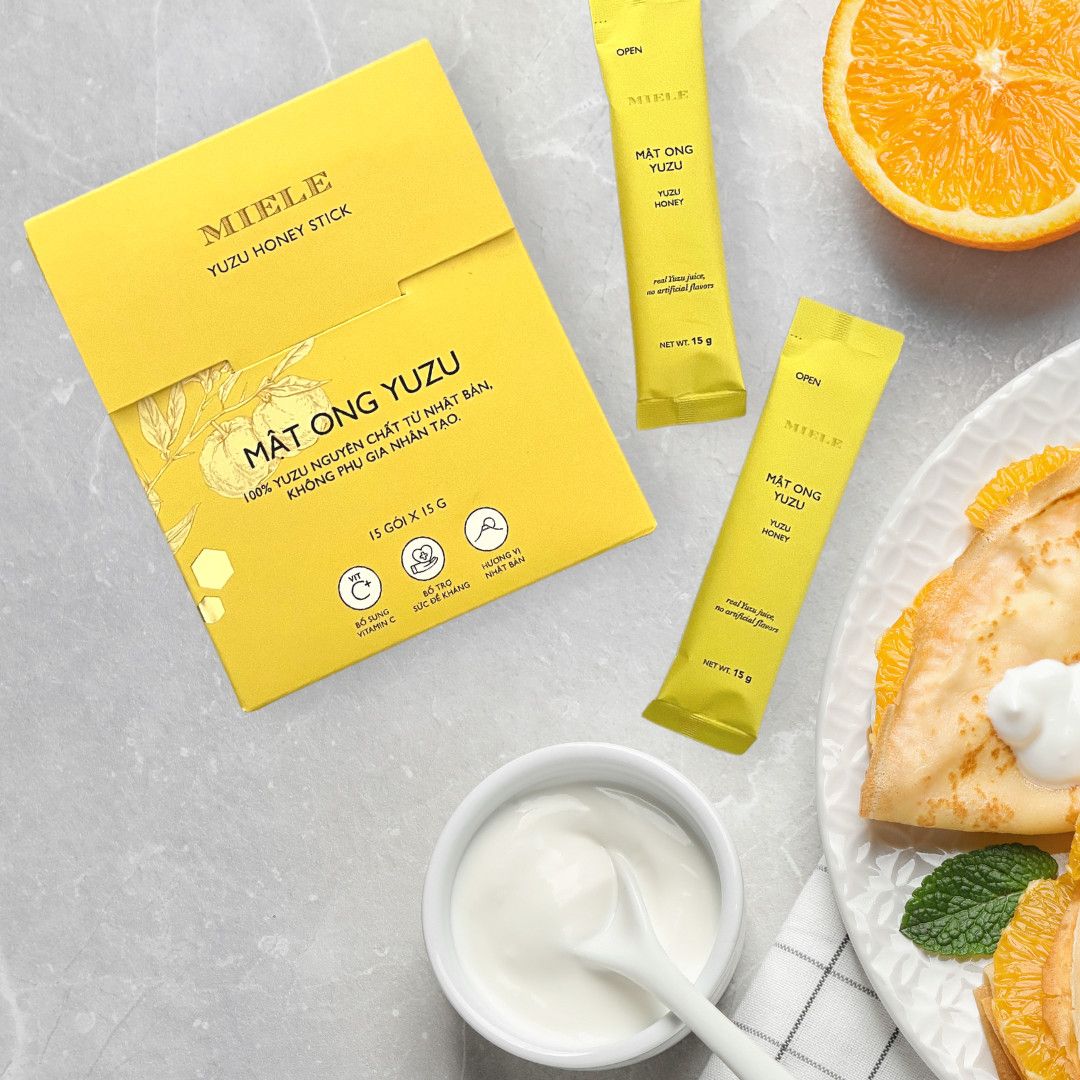 Hộp Mật Ong Yuzu Miele (15Góix15G) - Enjoy Gourmet