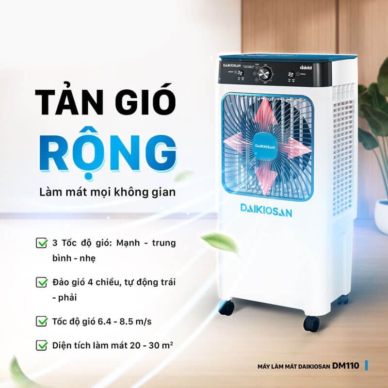 Quạt điều hòa Daikiosan DM110 – Điện Máy Xuân Hòa