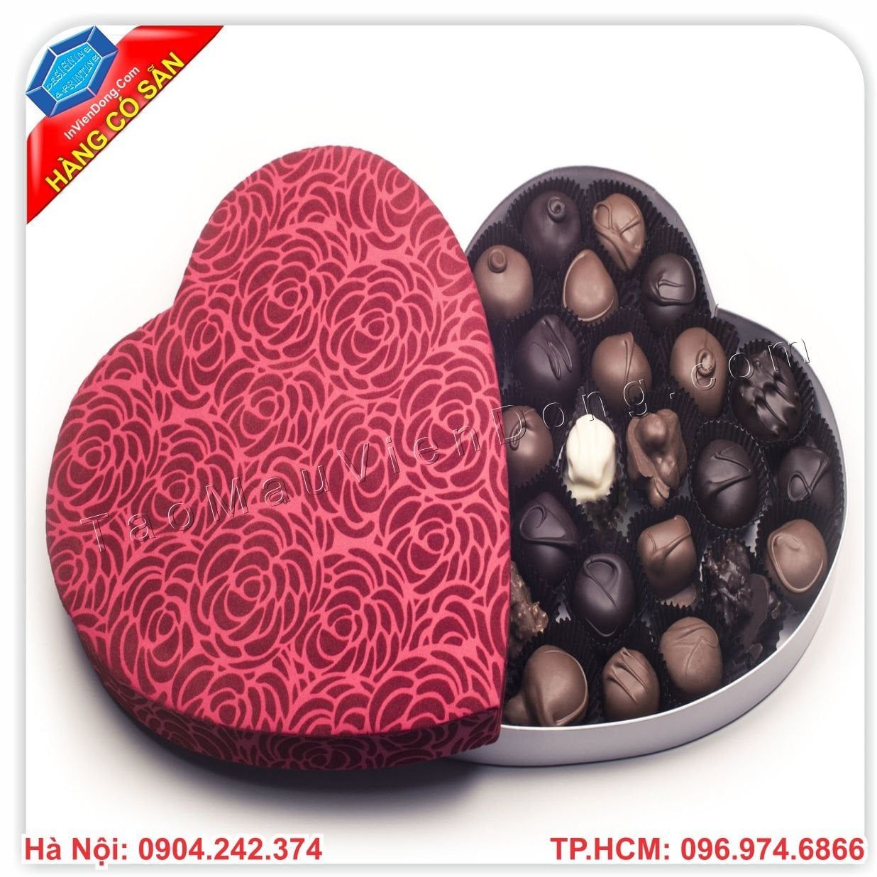 Hộp Socola Valentine 14/2 lấy ngay – Túi & Hộp Qùa Tặng + In Card Tem ...