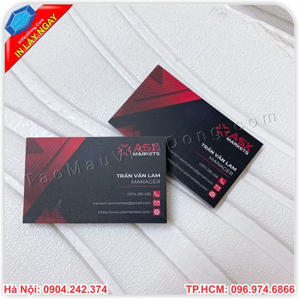 MẪU CARD VISIT - DANH THIẾP ĐẸP – Túi & Hộp Qùa Tặng + In Card Tem Nhãn ...