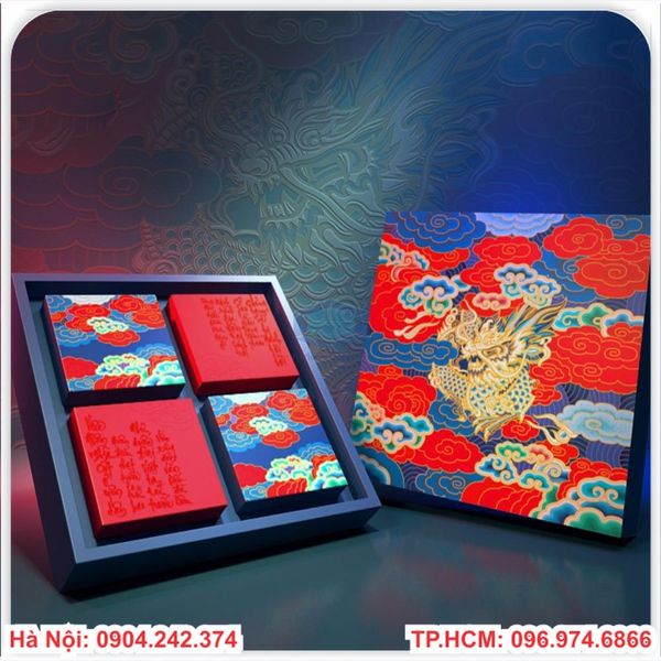 Vỏ hộp bánh trung thu – Túi & Hộp Qùa Tặng + In Card Tem Nhãn Lấy Ngay