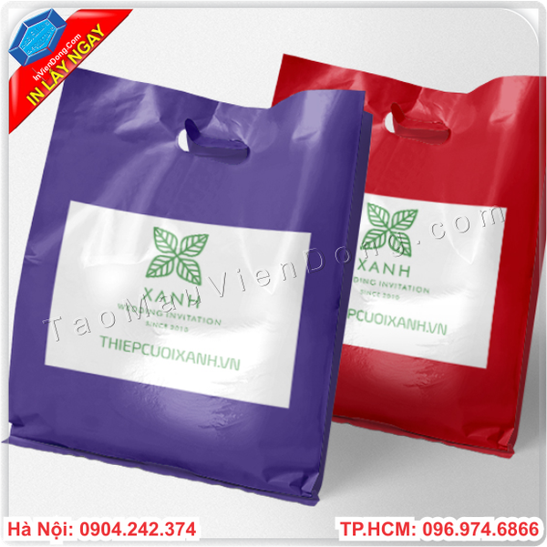 In bao bì nilong – Túi & Hộp Qùa Tặng + In Card Tem Nhãn Lấy Ngay