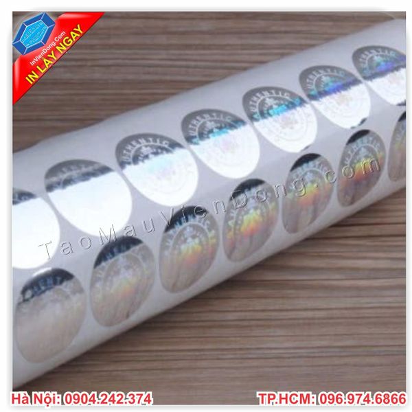 In tem chống giả _ Tem 7 màu_Tem Hologram – Túi & Hộp Qùa Tặng + In ...