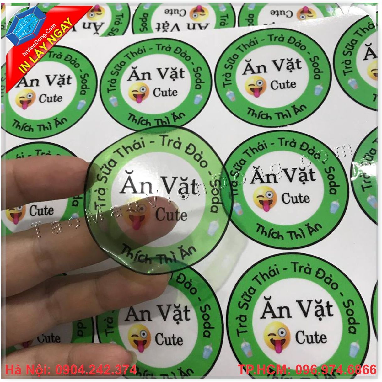 in tem dán decal – Túi & Hộp Qùa Tặng + In Card Tem Nhãn Lấy Ngay