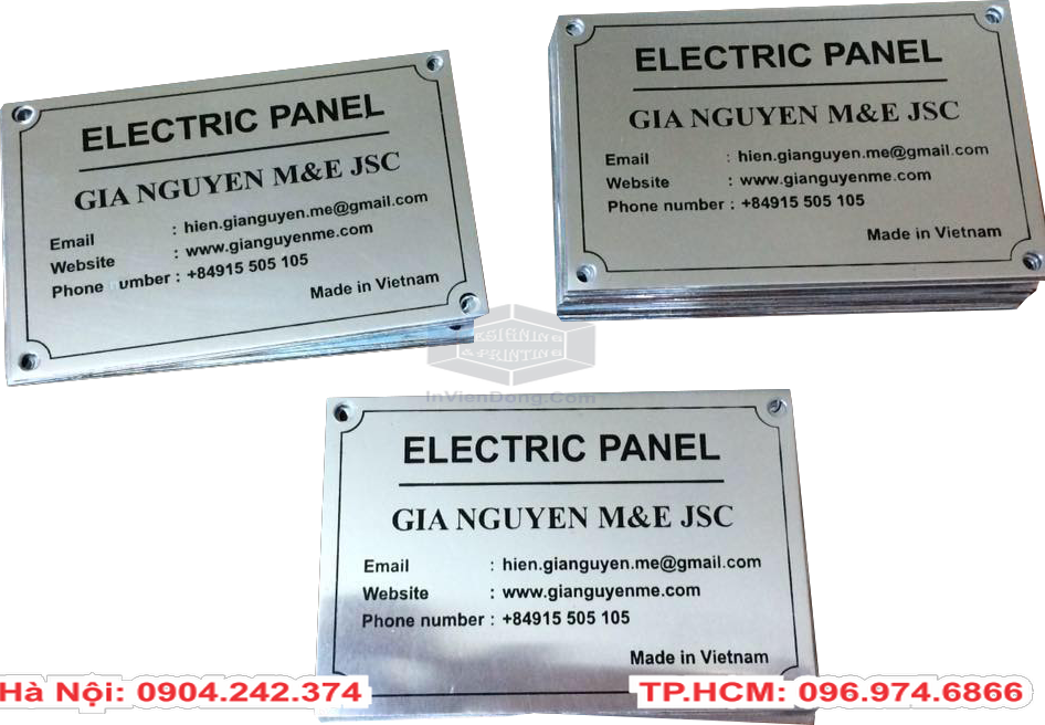 In tem inox – Túi & Hộp Qùa Tặng + In Card Tem Nhãn Lấy Ngay