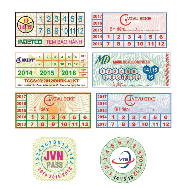 Các mẫu tem vỡ, tem bảo hành, tem chống hàng giả đẹp – Túi & Hộp Qùa ...