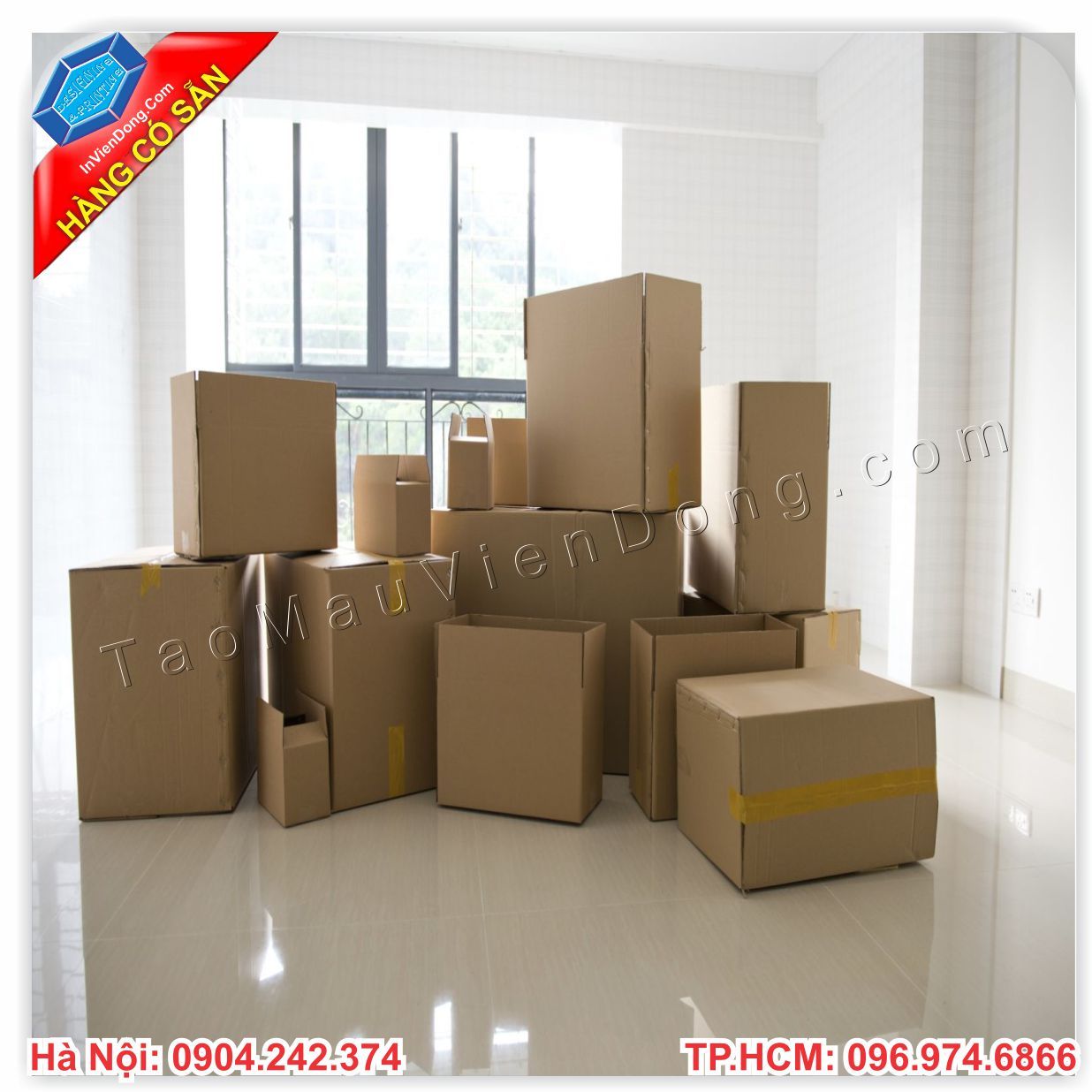 thùng carton đựng hàng – Túi & Hộp Qùa Tặng + In Card Tem Nhãn Lấy Ngay