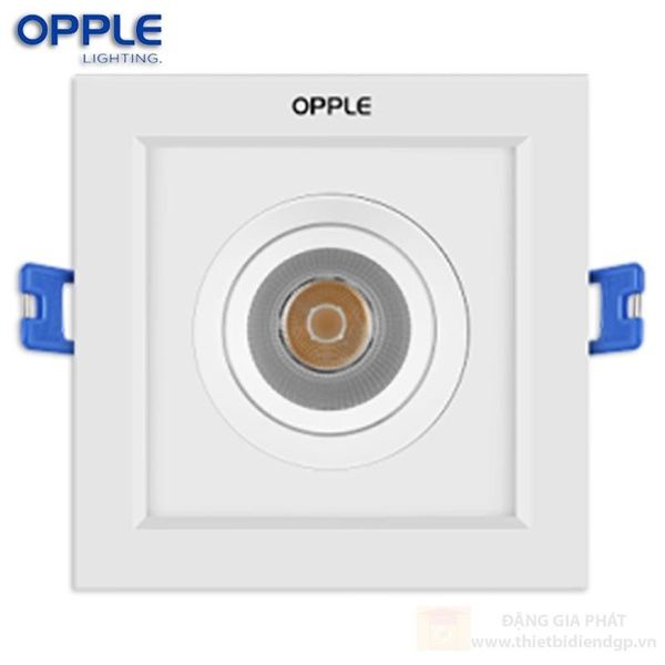 Opple Đèn led spotlight US Grid đơn 8W, 4000K, KT mặt D117*117*H62, lỗ