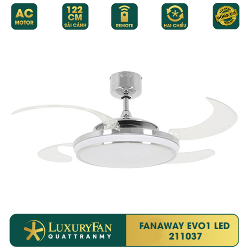 Quạt trần Mỹ dòng Fanaway - Evo1