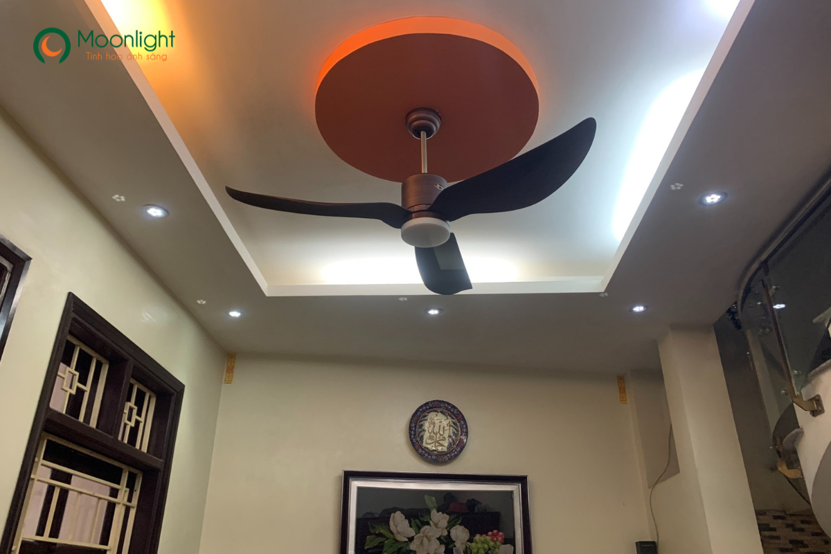 Quạt trần Nhật Bản Kaiyo Kukan 3 cánh D132cm 50W DC OSA 234