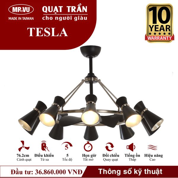Quạt trần Mr.Vu TESLA – Moonlight
