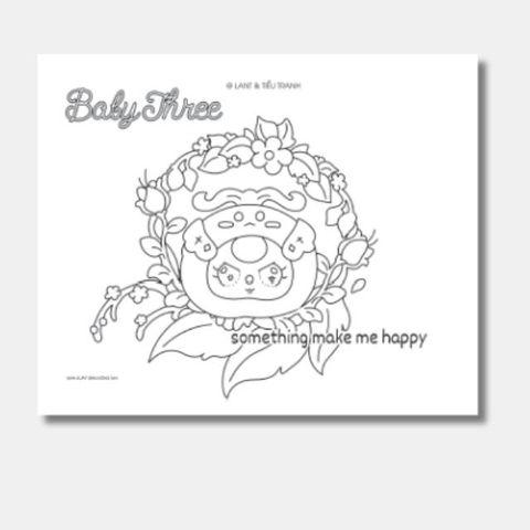 Sách - Bé tô màu - Baby Three dễ thương, đáng yêu - Bộ 2 cuốnSách - Bé ...