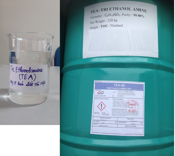 Triethanol Amine-TEA , Dung môi công nghiệp giá tốt nhất Hà Nội