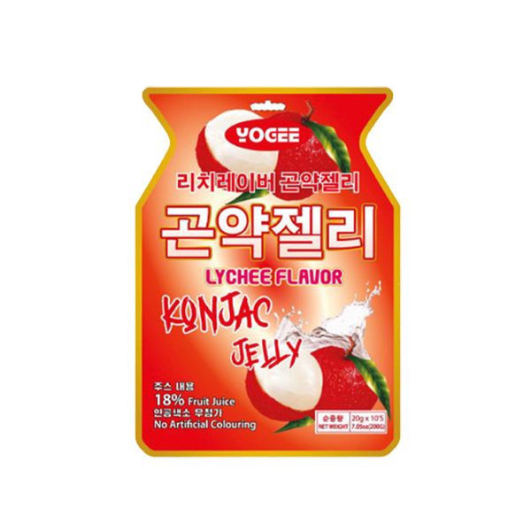 Thạch Konjac hương vị Vải Yogee 200g Siêu thị hàng nhập khẩu chính hãng ...