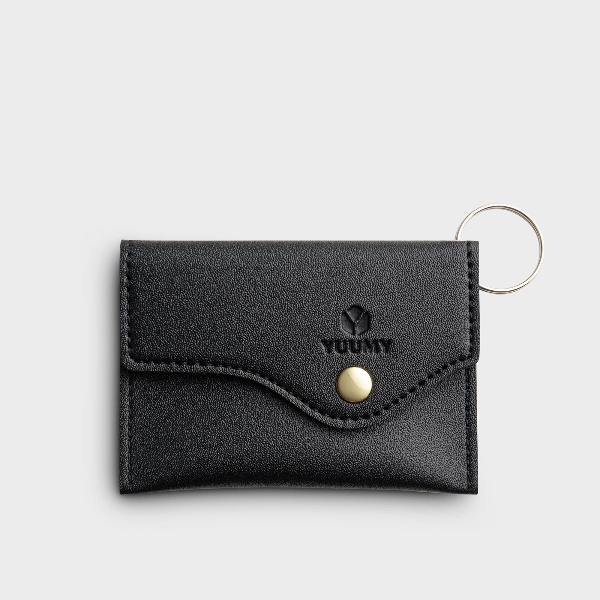 Ví mini đựng namecard Yuumy Seasand YMK24D màu đen - Phụ kiện