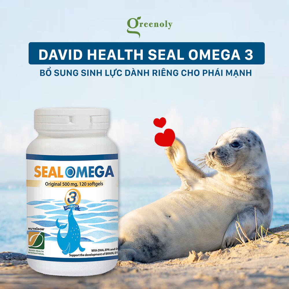 David Health Seal Omega 3 Viên Uống Dầu Hải Cẩu Bổ Sung Omega 3 – Greenoly