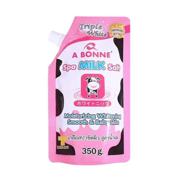 A Bonne Muối Tắm Sữa Bò Tẩy Tế Bào Chết Cơ Thể Spa Milk Salt 350g – Greenoly.VN