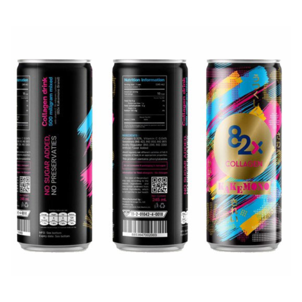 82X Kakemono Nước Uống Bổ Sung Collagen Lon 245ml – Greenoly.VN