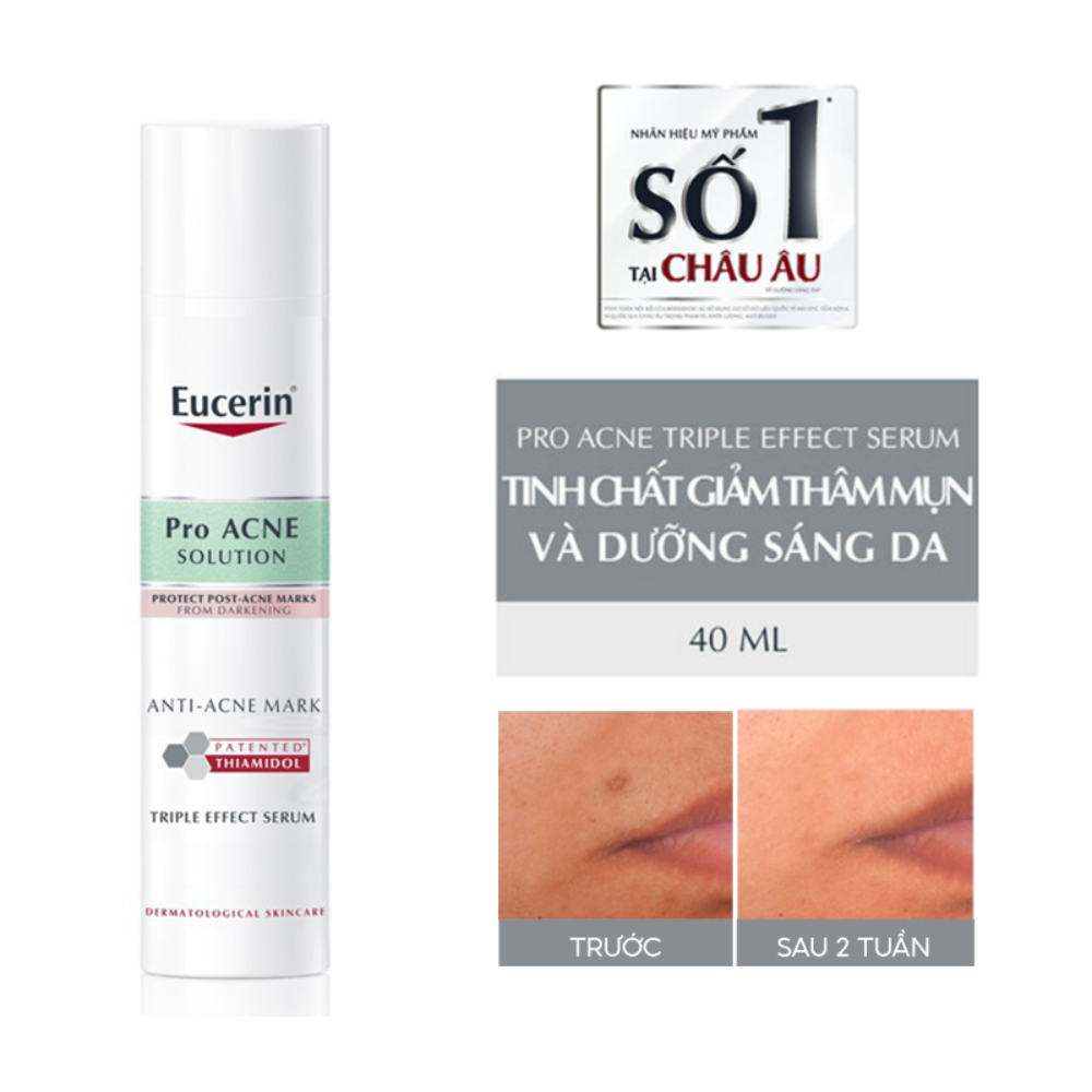 Eucerin Tinh Chất Mờ Thâm Mụn, Sáng Da Pro Acne Triple Effect Serum 40 – Greenoly.VN