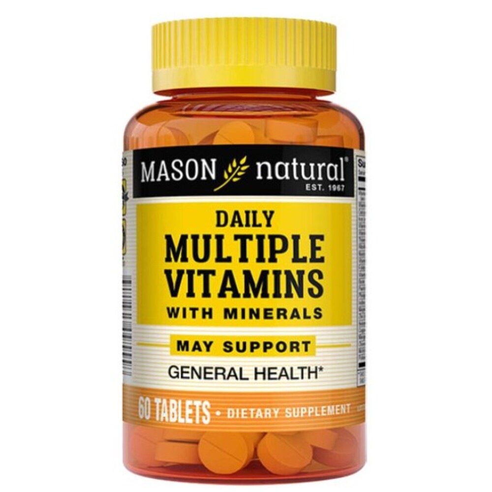 Mason Natural Viên Uống Tổng Quát Multiple Vitamins & Minerals 60 Viên ...