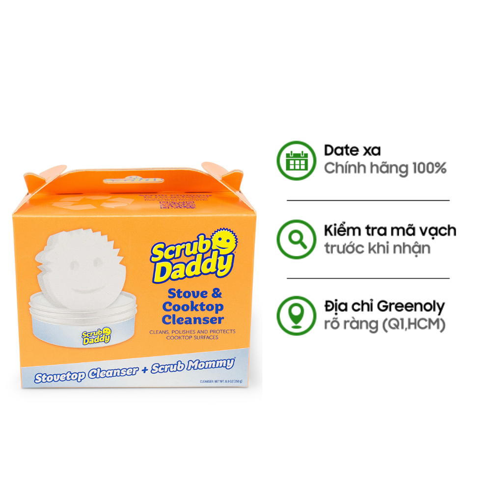 Scrub Daddy Hợp Chất Tẩy Dành Cho Dụng Cụ Và Thiết Bị Nhà Bếp Stove An ...