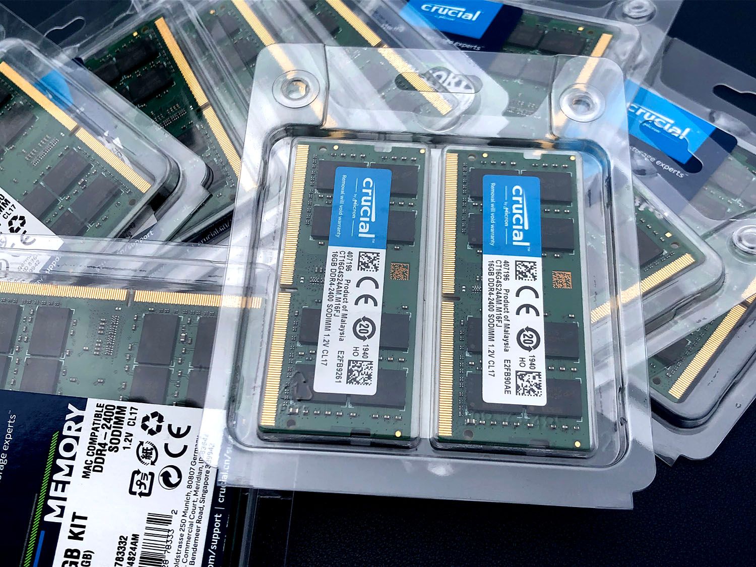 Ram Crucial DDR4 2x16Gb, card wifi, SSD nvme 128gb..... | 5giay