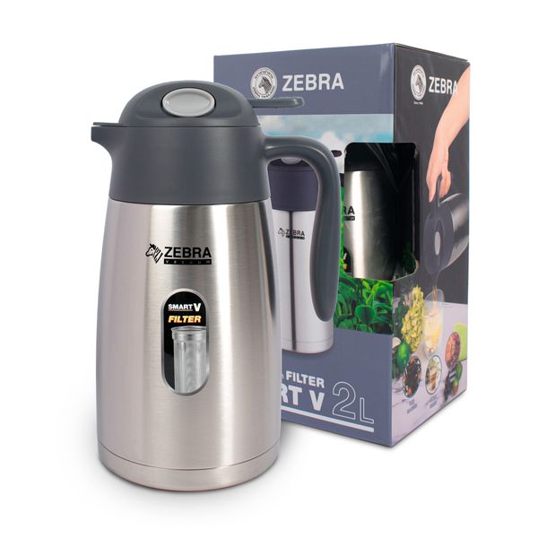 Bình giữ nhiệt Inox Smart V Zebra có Lọc Trà – Gia dụng Trung Huy