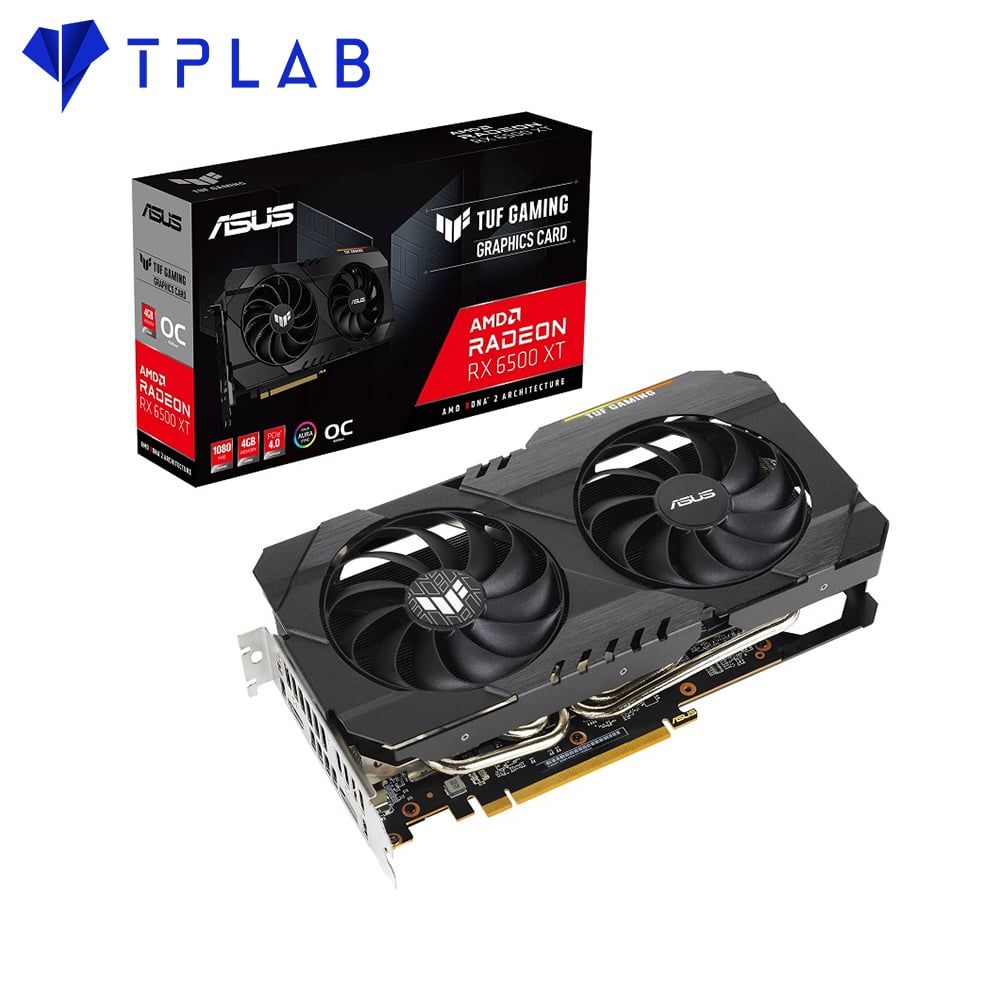 ASUS TUF Gaming RADEON RX 6500 XT OC 4GB GDDR6– TPLAB
