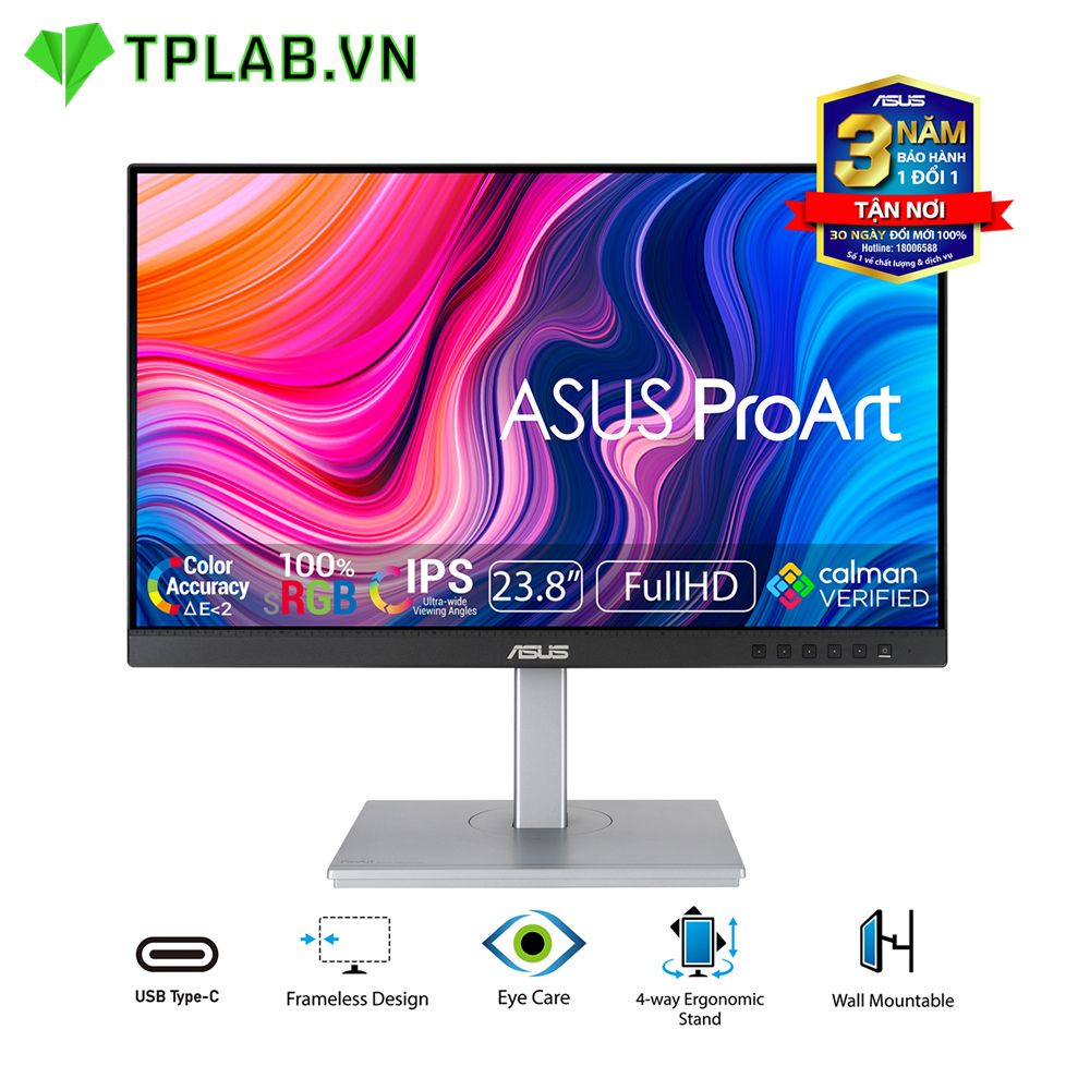 Màn hình ASUS ProArt PA247CV 24" IPS 75Hz Adaptive-Sync chuyên đồ họa ...