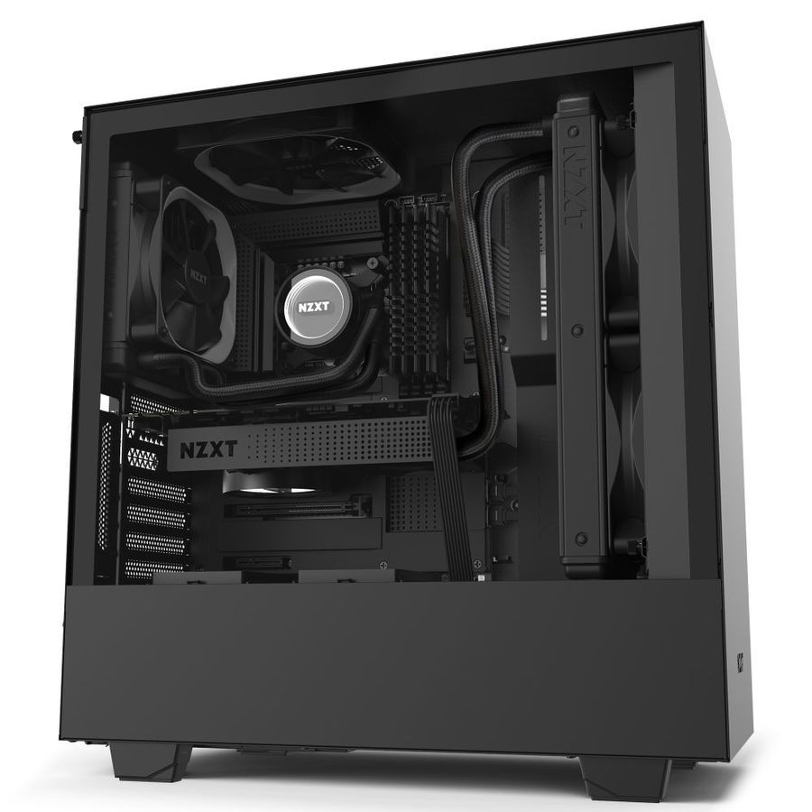 Case NZXT H510i MATTE BLACK (MId - Tower) Chính Hãng– TPLAB