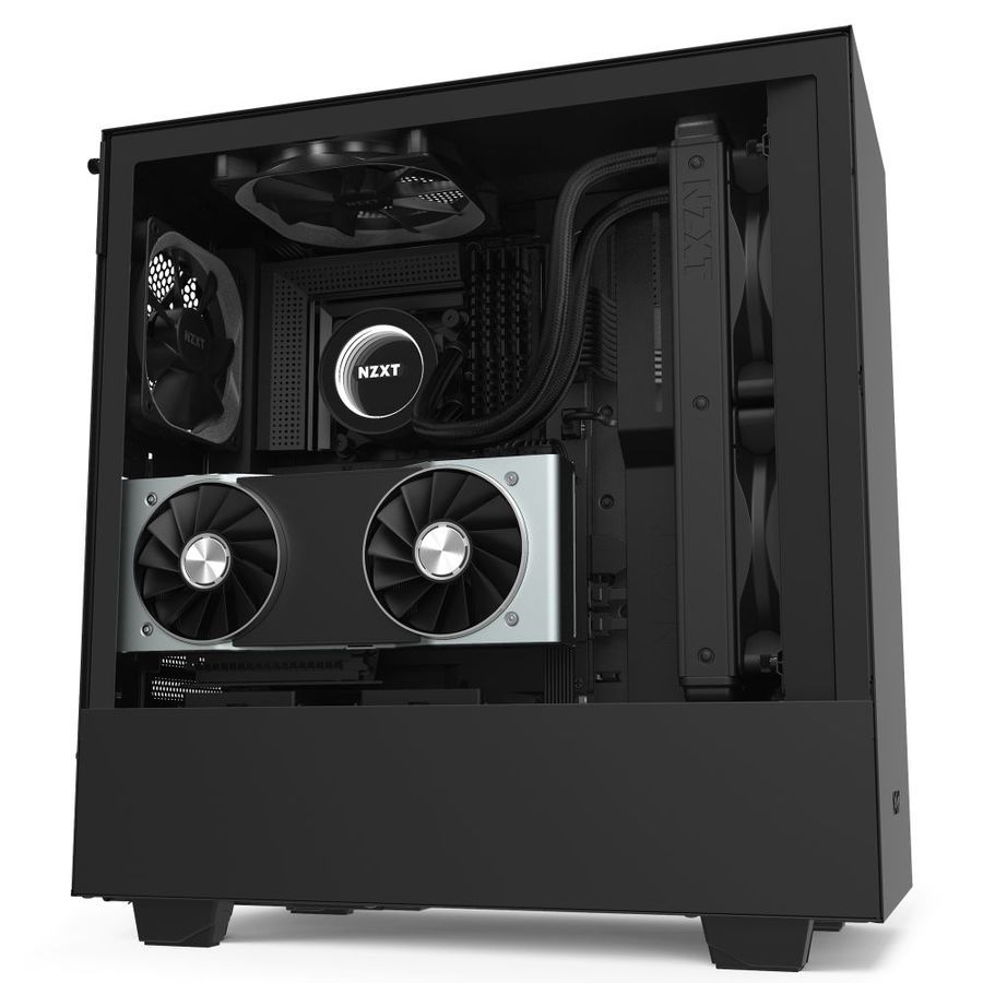 Case NZXT H510i MATTE BLACK (MId - Tower) Chính Hãng– TPLAB