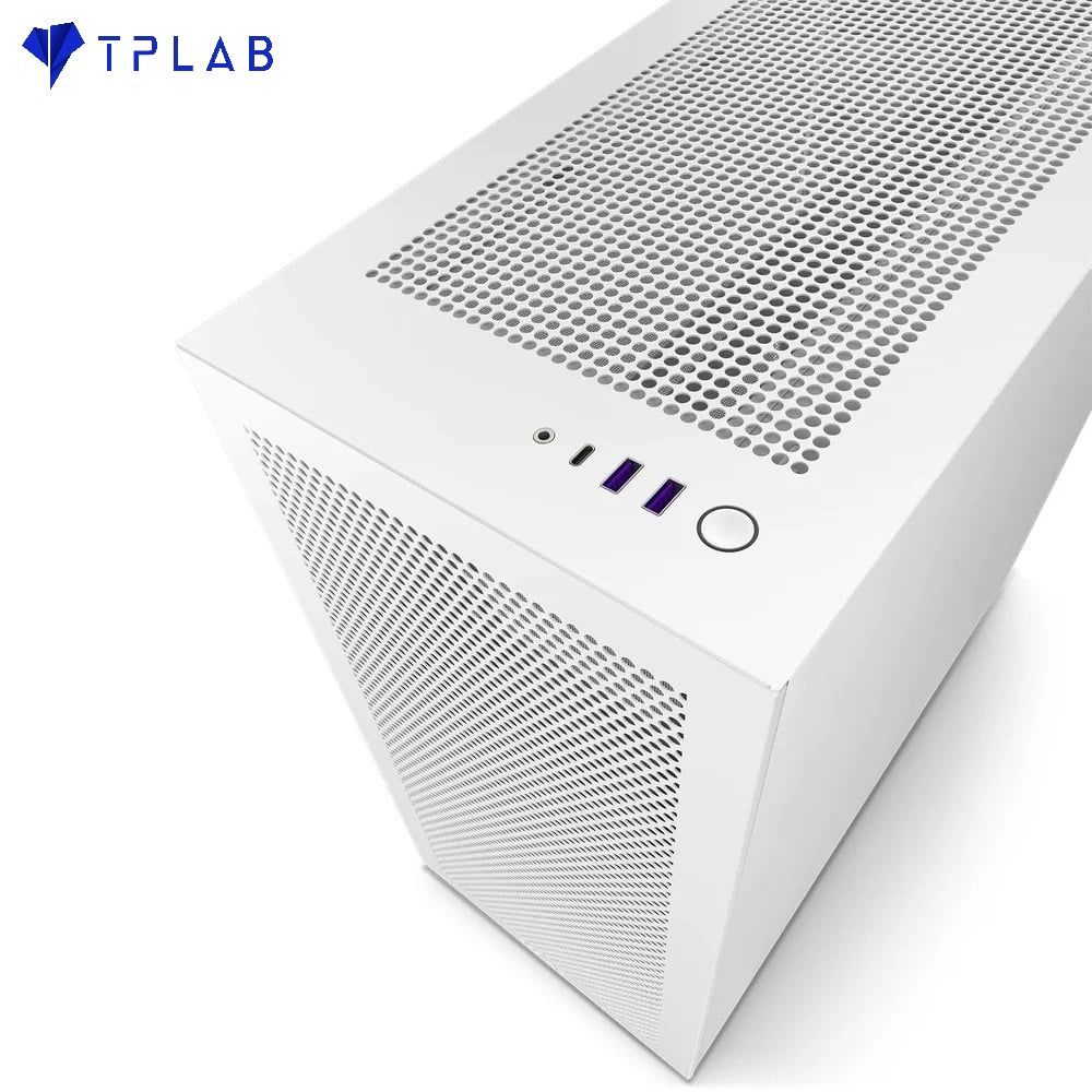 Case NZXT H7 Flow White/White– TPLAB
