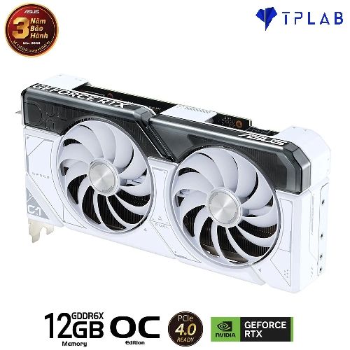ASUS Dual GeForce RTX 4070 White OC Edition 12GB GDDR6X– TPLAB
