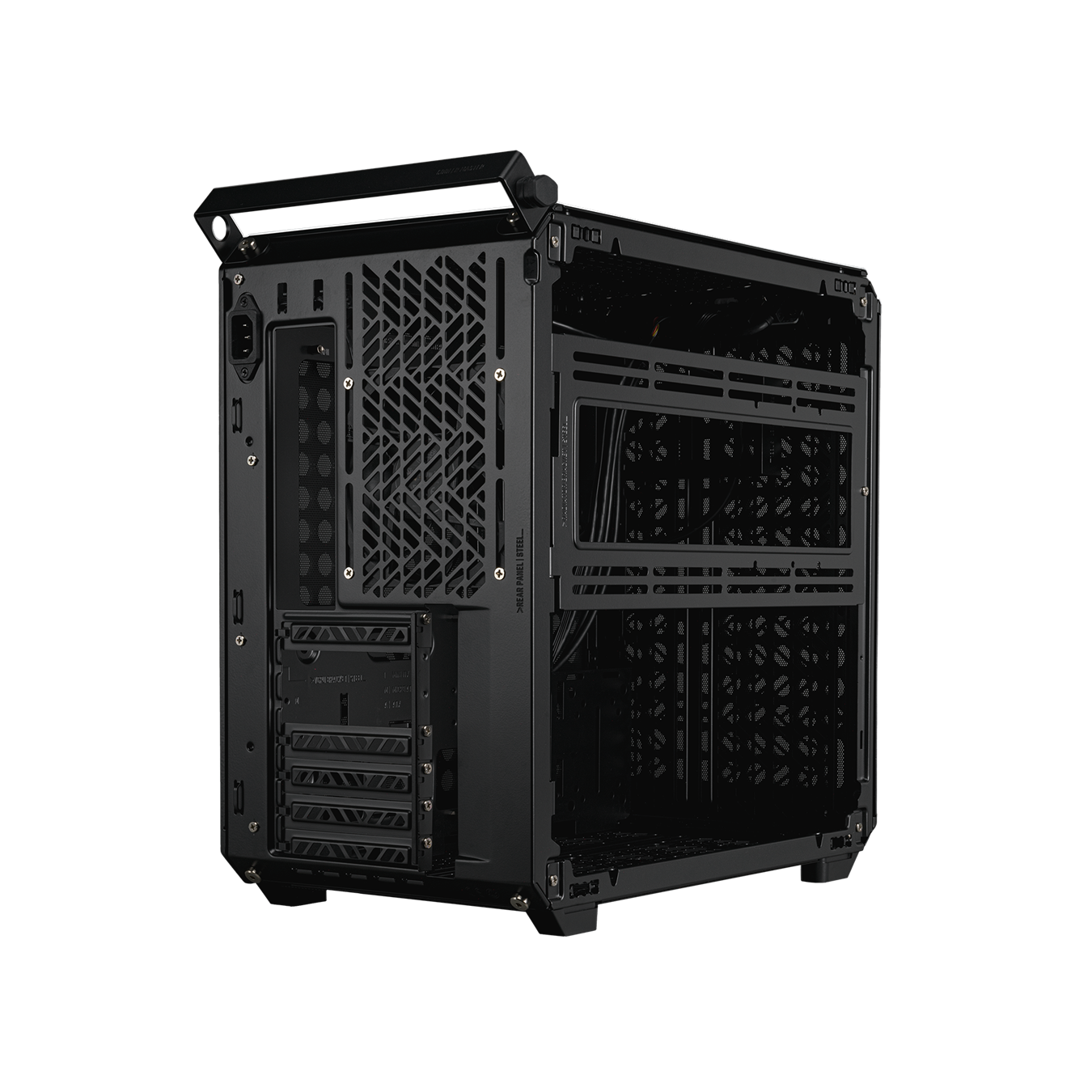 Case Cooler Master QUBE 500 FLATPACK BLACK EDITION– TPLAB