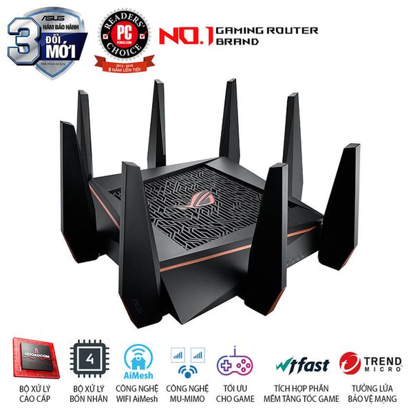 Router wifi ASUS GT - AC5300 Gaming Wifi Router ROG Rapture– TPLAB