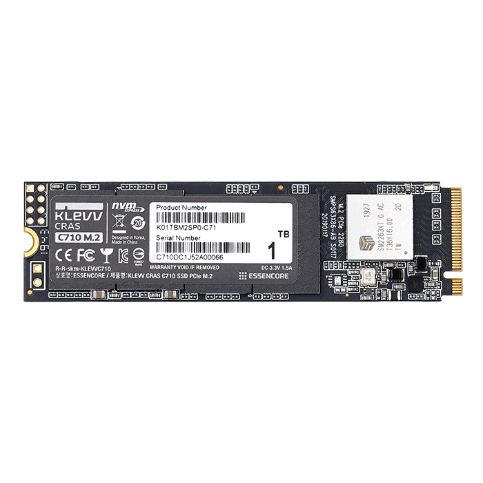 SSD KLEVV CRAS C710 M2 NVMe Gen3x4 1TB Chính Hãng Giá Rẻ– TPLAB