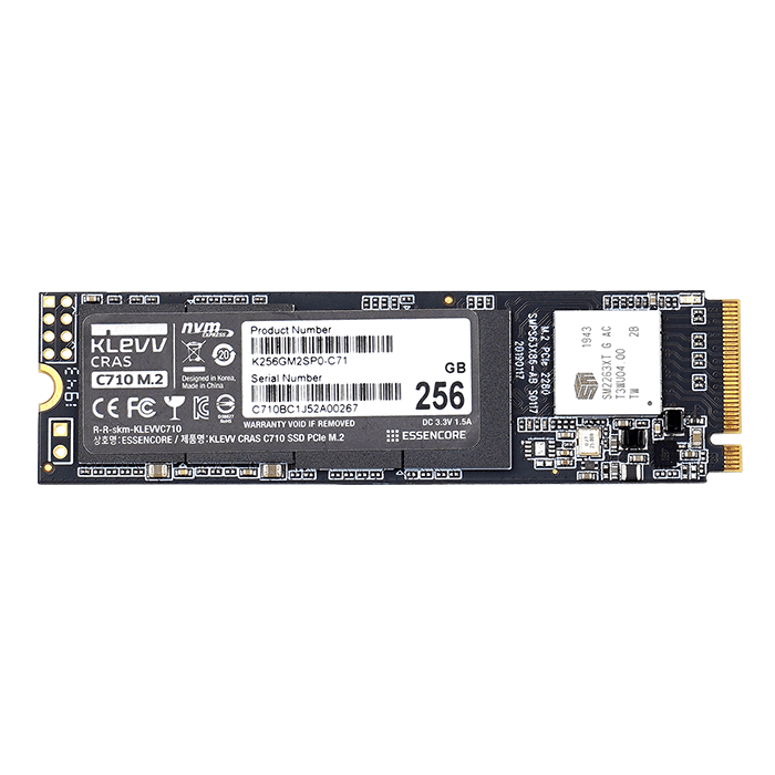 SSD KLEVV CRAS C710 M2 NVMe Gen3x4 256GB Chính Hãng Giá Rẻ– TPLAB
